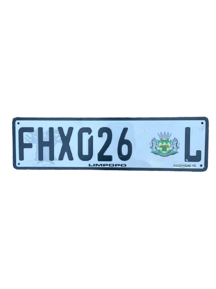 Limpopo Number Plate (SABS approved) – Auto Supply Africa
