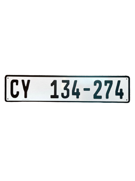 Western Cape Number Plate (SABS approved) – Auto Supply Africa